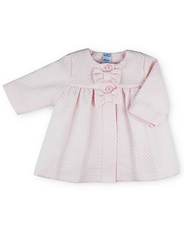 Sardon Baby Girls New Summer Jacket With Pleated Details 20AB-20 PINK